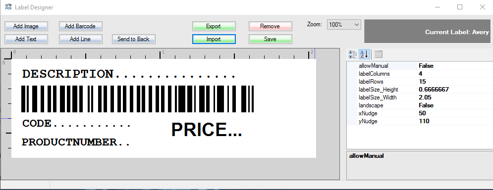 Shopify pos label designer SooPOS Support
