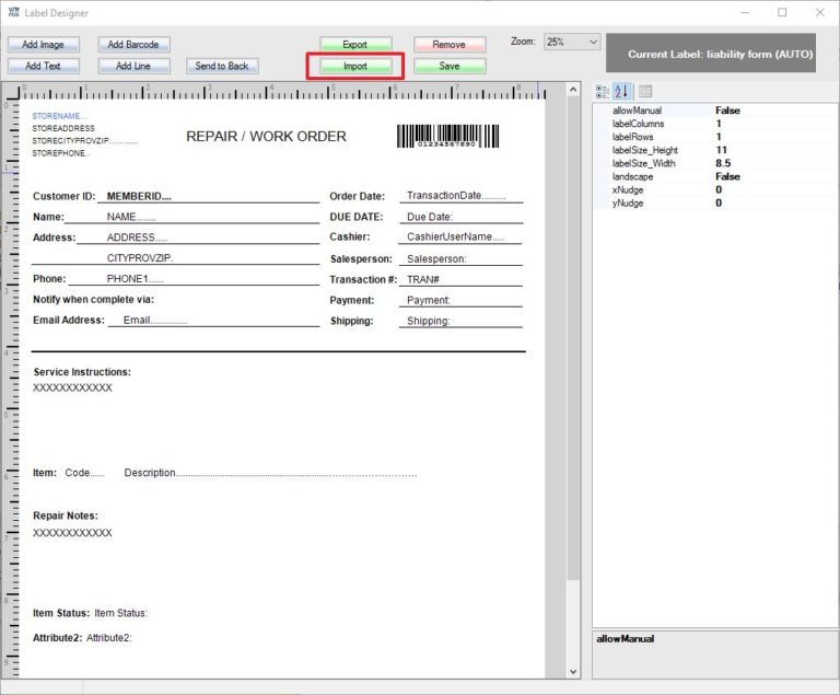 Printing Custom Forms for Transactions - SooPOS Support